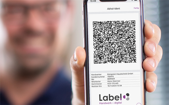 Neue Schnittstelle: "Abhol-Ident" - Label Software